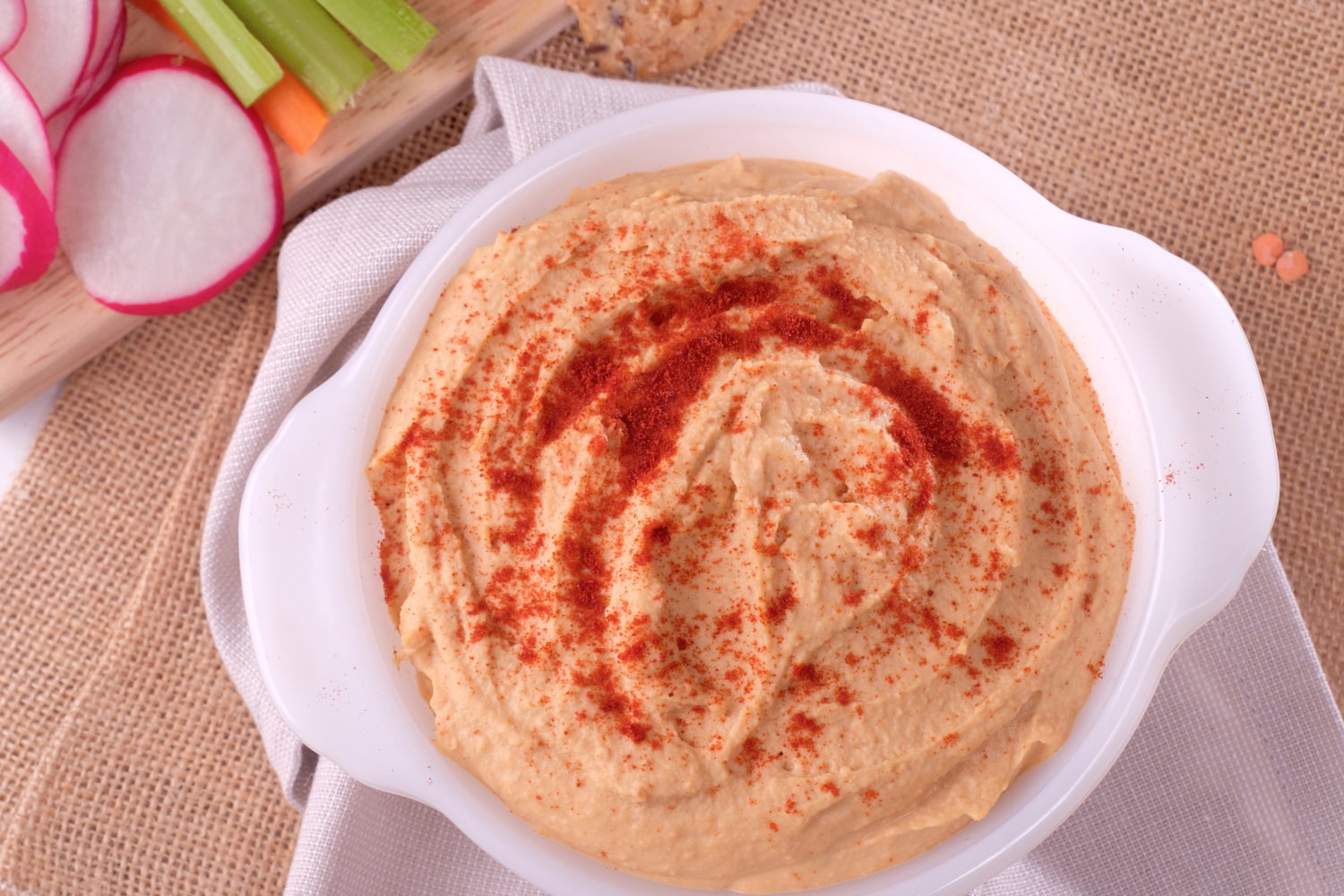 Hot & Smokey Lentil Hummus | Meatless Makeovers