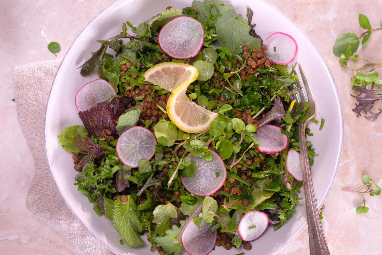 Herb Lovers Lentil Salad | Meatless Makeovers