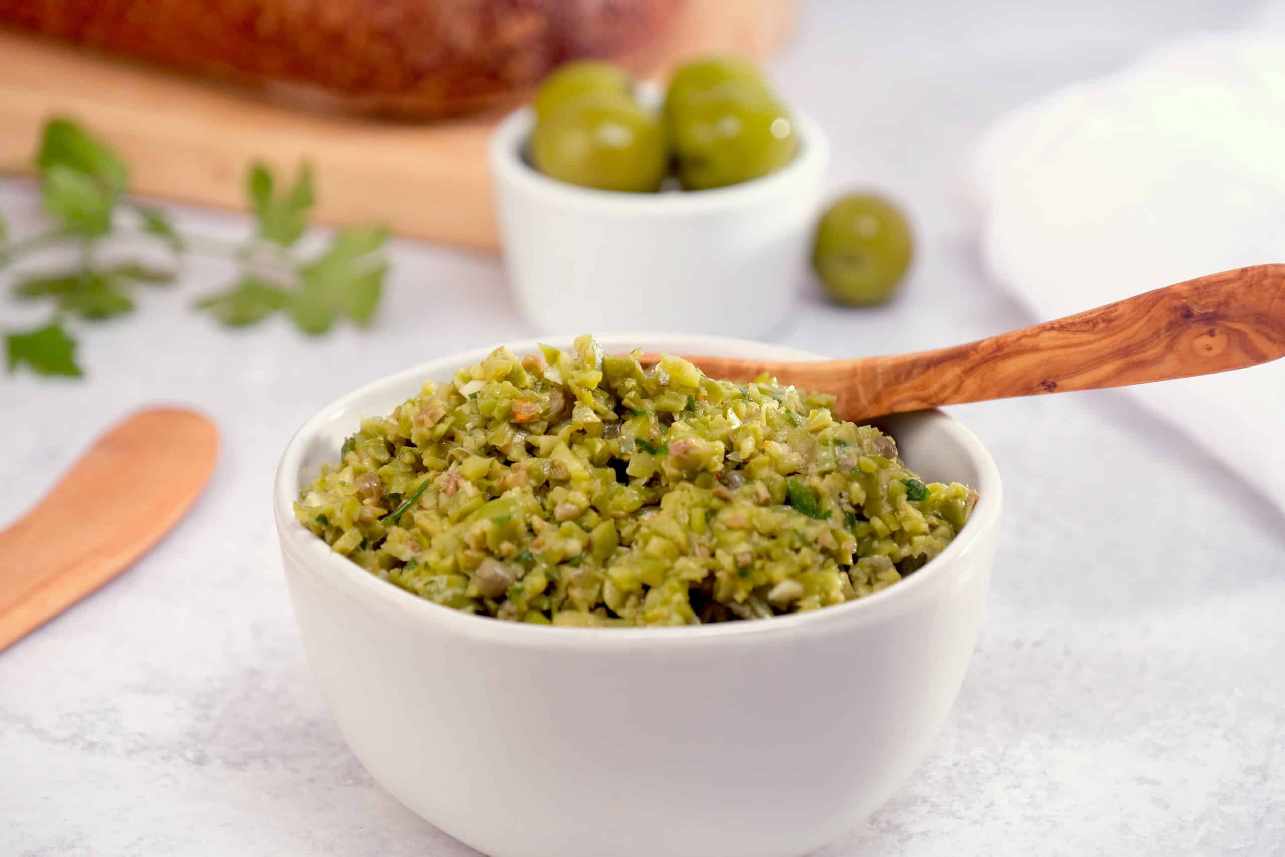 Easy Vegan Castelvetrano Tapenade | Meatless Makeovers